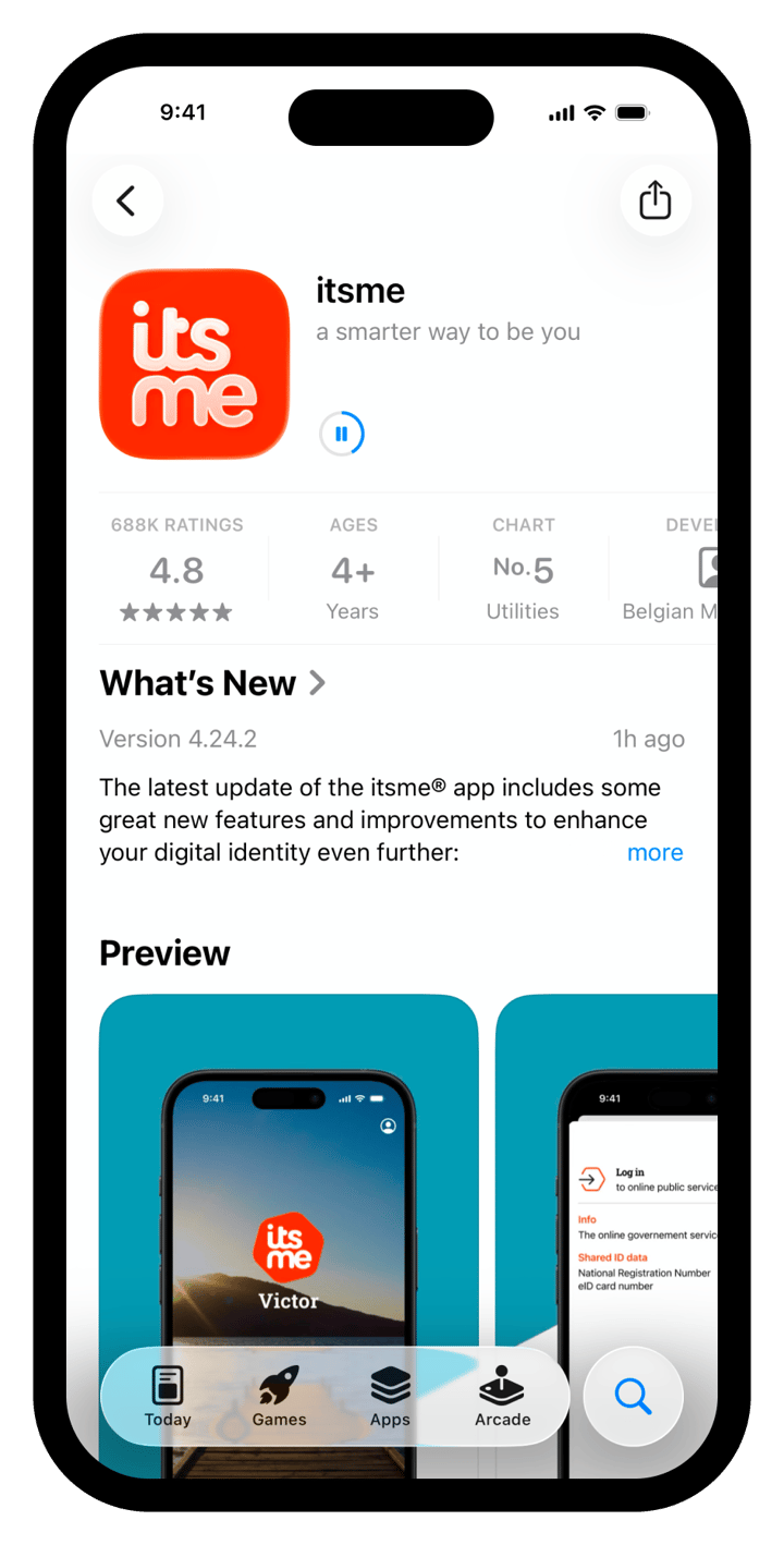 itsme® Get Started (E-ID)
